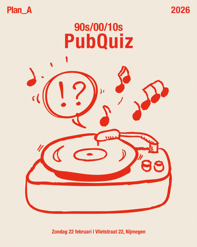 Plan A PubQuiz 90s/00s/10s – 22 februari – Plan A Nijmegen